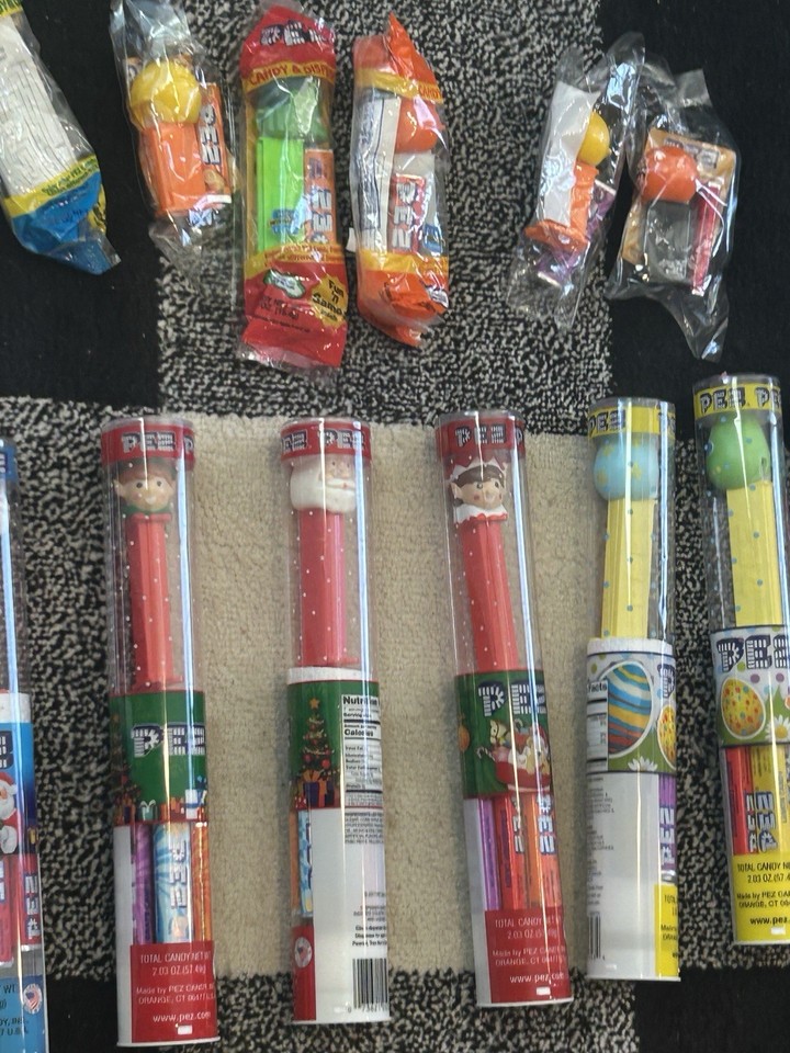 Large Lot Of 60 Pez Dispenser Candies Please Read | eBay