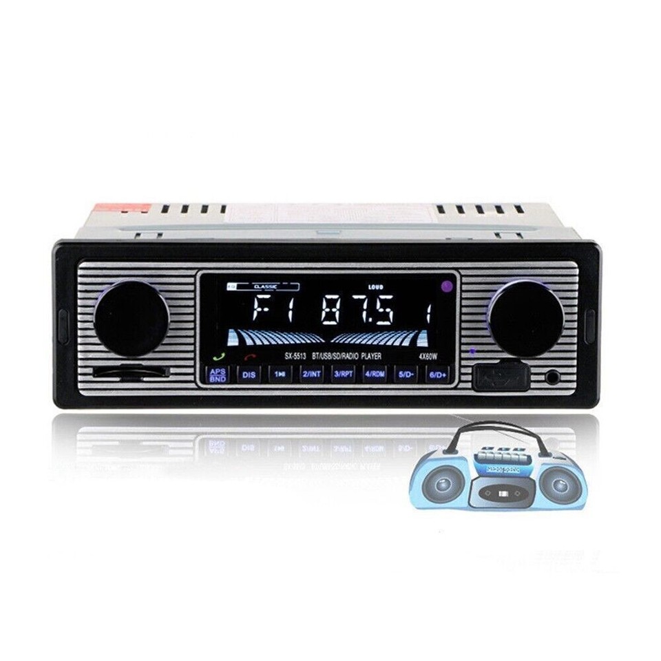 Car Auto 4-Channel Digital Bluetooth USB/SD/FM/WMA/WAV Radio Stereo MP3 ...