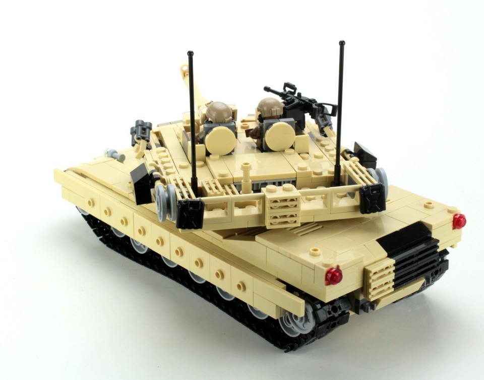 Ultra M1a2 Abrams Main Battle Tank custom set made with REAL LEGO ...