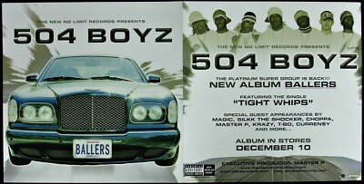 504 BOYZ "BALLERS" 2002 PROMO POSTER/FLAT 2-SIDED 12X24 ~RARE~ *NEW* | eBay