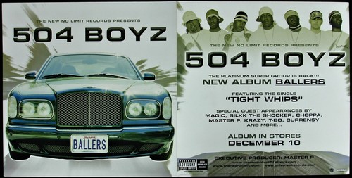 504 BOYZ "BALLERS" 2002 PROMO POSTER/FLAT 2-SIDED 12X24 ~RARE~ *NEW* | eBay