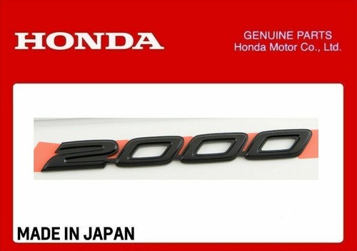 GENUINE HONDA S2000 BLACK '2000' EMBLEM JDM S2000 AP1 AP2 OEM 75711-S2A ...