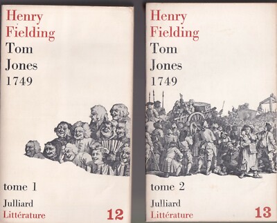 HENRY FIELDING; TOM JONES 1749 TOMES 1 & 2. JULLIARD. 1964. | eBay