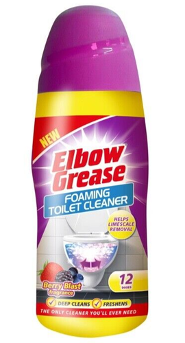 Elbow Grease Foaming Toilet Cleaner Deep Clean Freshener Berry Blast ...