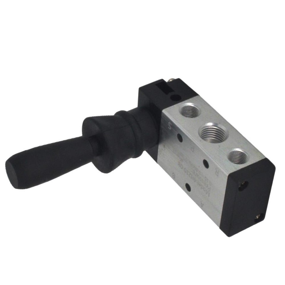 1PC New 4H210-08 5/2 Way 1/4" PT Hand Pull Lever Pneumatic Air Valve ...