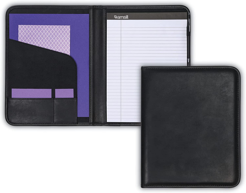 Professional Padfolio, Faux Leather Business Portfolio for Men and ...