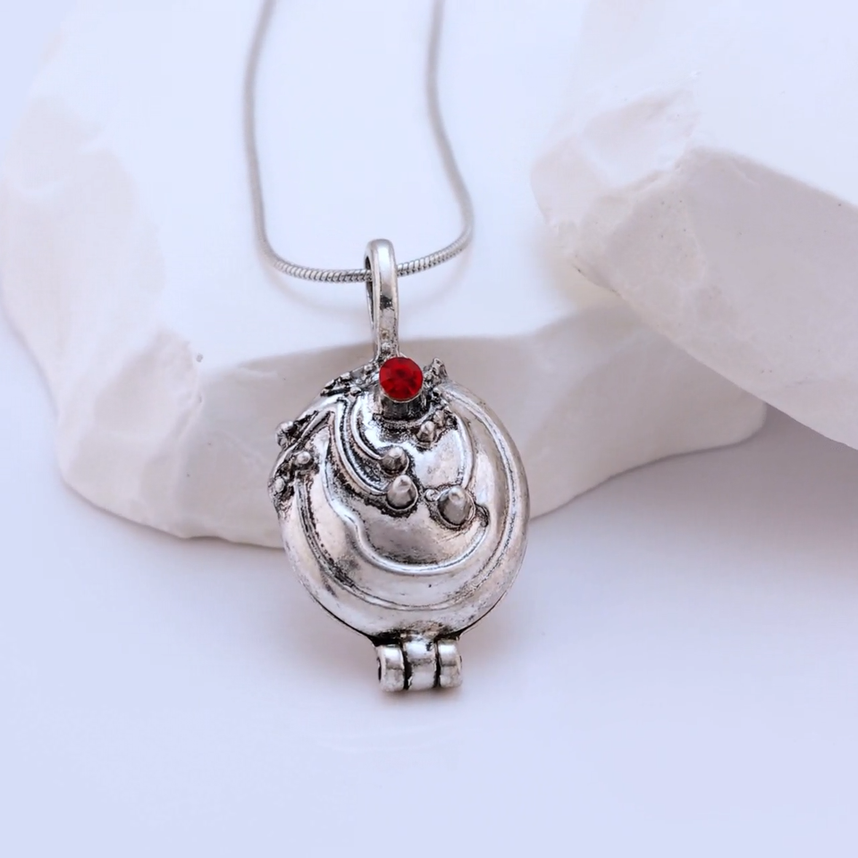 Vampire Diaries Elena Vervain Necklace – Locket Pendant Prop w/ Real ...