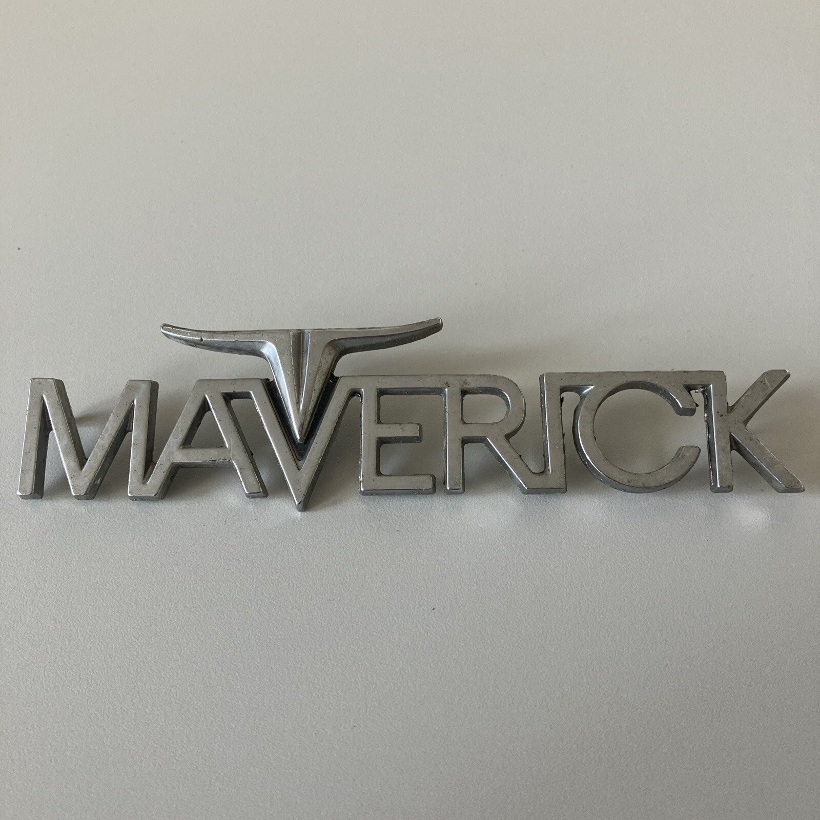 Original Vintage FORD Maverick Badge Emblem DODB-16098-B | eBay