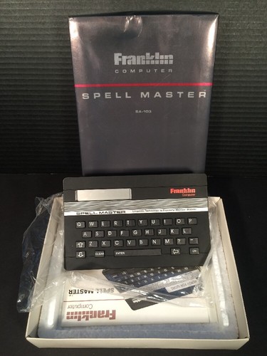 Franklin Computer Spell Master SA-103 Linguistic Technology With Box | eBay
