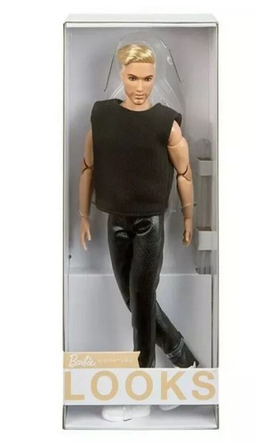 Ken Signature The Looks Doll 2021 #5 GTD90 Posable Barbie Made to Move ...