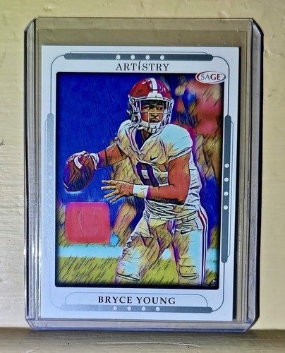 Bryce Young 2023 SAGE NFL Artistry Football #17 Card | eBay