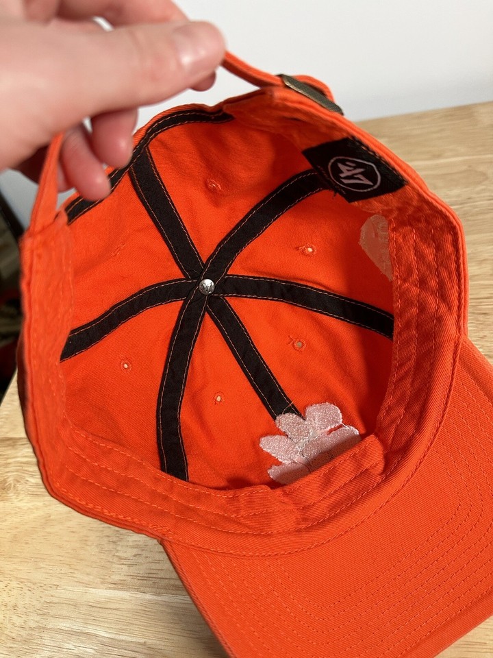 Clemson Tigers OHT Hat 47 Brand Cap Distressed Orange Baseball Dad Cap ...