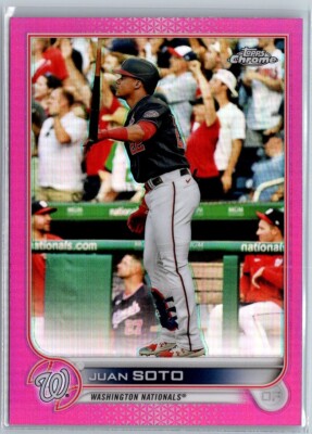 2022 TOPPS CHROME PINK JUAN SOTO WASHINGTON NATIONALS #129 | eBay