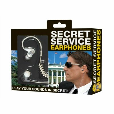 Secret Service Earphones Headphones Play Your Sounds in Secret NEW ...