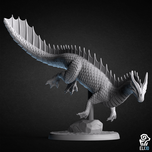 Sea Dragon | Large | D&D Roleplaying Dungeons & Dragons Miniature | Eli3D | eBay