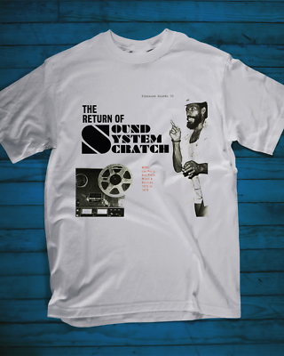 Lee Scratch Perry Sound System Scratch Cover White Unisex S-234XL T ...