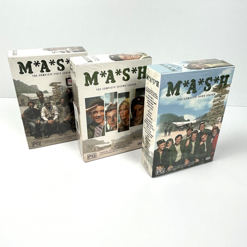 MASH Complete Seasons 1-3 DVD Boxset 9 Discs Region 4 AUS Brand New ...