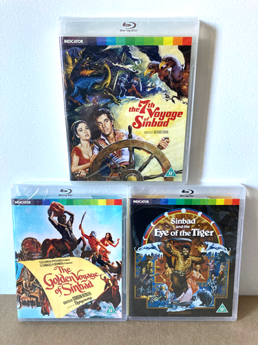 THE SINBAD TRILOGY (3 Region-Free Blu-Rays) Indicator, Harryhausen ...