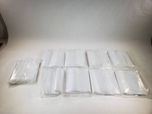 Lot Of 9 Packs Clear Plastic Rectangular Zip Seal Bags 10" X 14" 900 ...