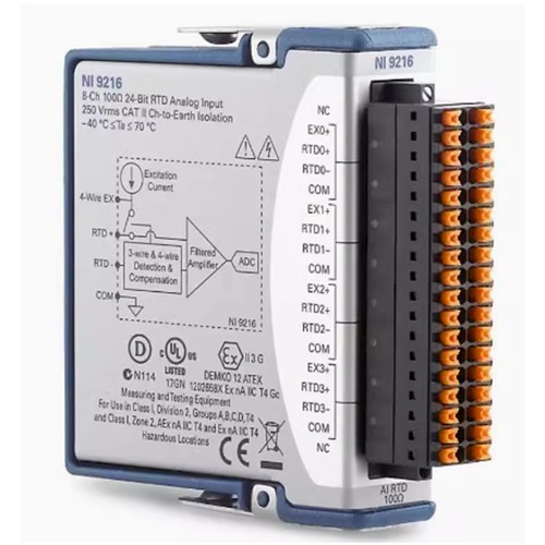 NEW National Instruments NI-9216 NI 9216 Temperature Input Module 8 ...