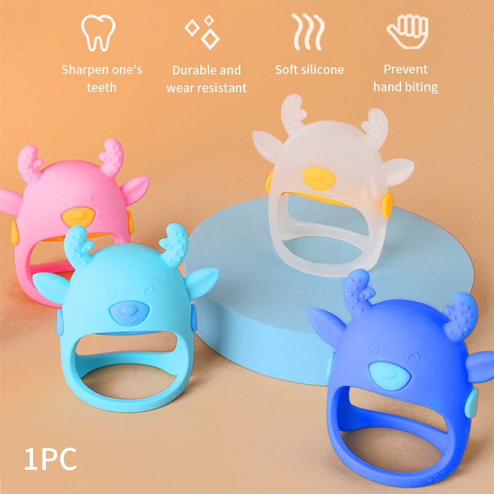 Infant Mitten Glove Soft Silicone Baby Teether Cute Teething Toy Gift ...