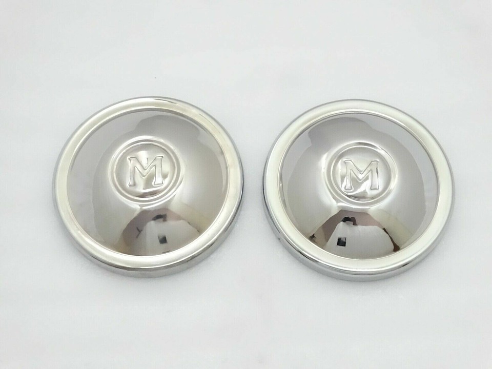 Vintage Morris Minor Front/Rear Wheel Hub Chromed 2x Covers/Caps | eBay