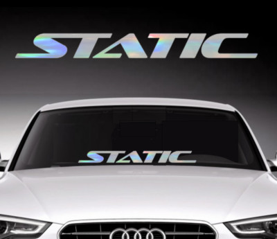 Static Windshield Oil Slick Rainbow Car Decal Sticker Banner Graphics ...