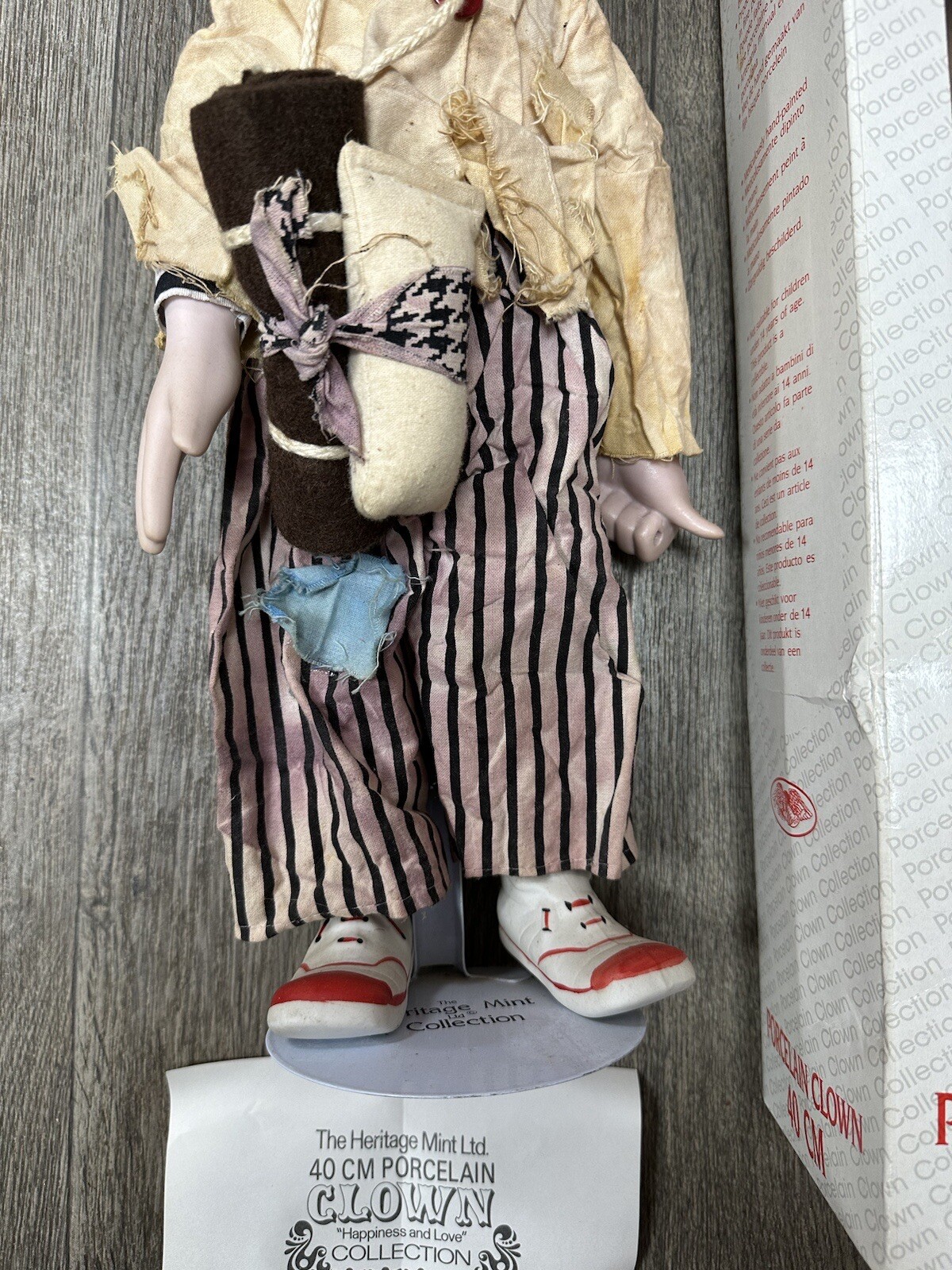 The Heritage Mint Clown Collection Colorful Carl Porcelain Clown 40cm ...