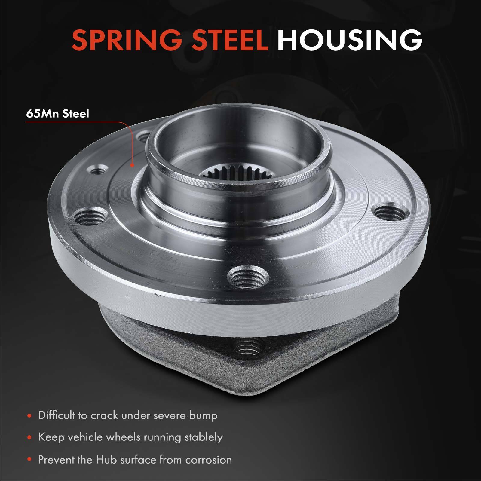 Front Left & Right Wheel Hub and Bearing Assembly for Volvo 850 C70 S70 ...