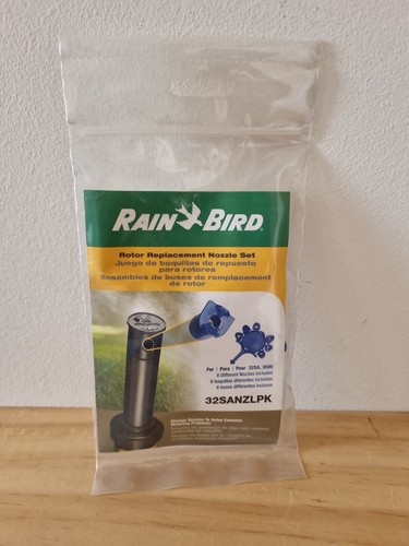 Rain Bird Rotor Replacement Nozzle Set 32SANZLPK irrigation Watering ...