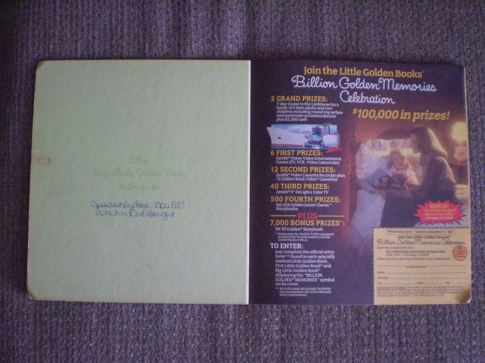 Big Little Golden Bks.: A Sleep-Over Visit by Jack Dale (1986 ...