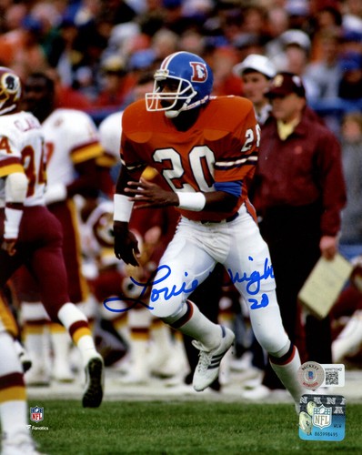 Louie Wright Autographed/Signed Denver Broncos 8x10 Photo Beckett 36573 ...