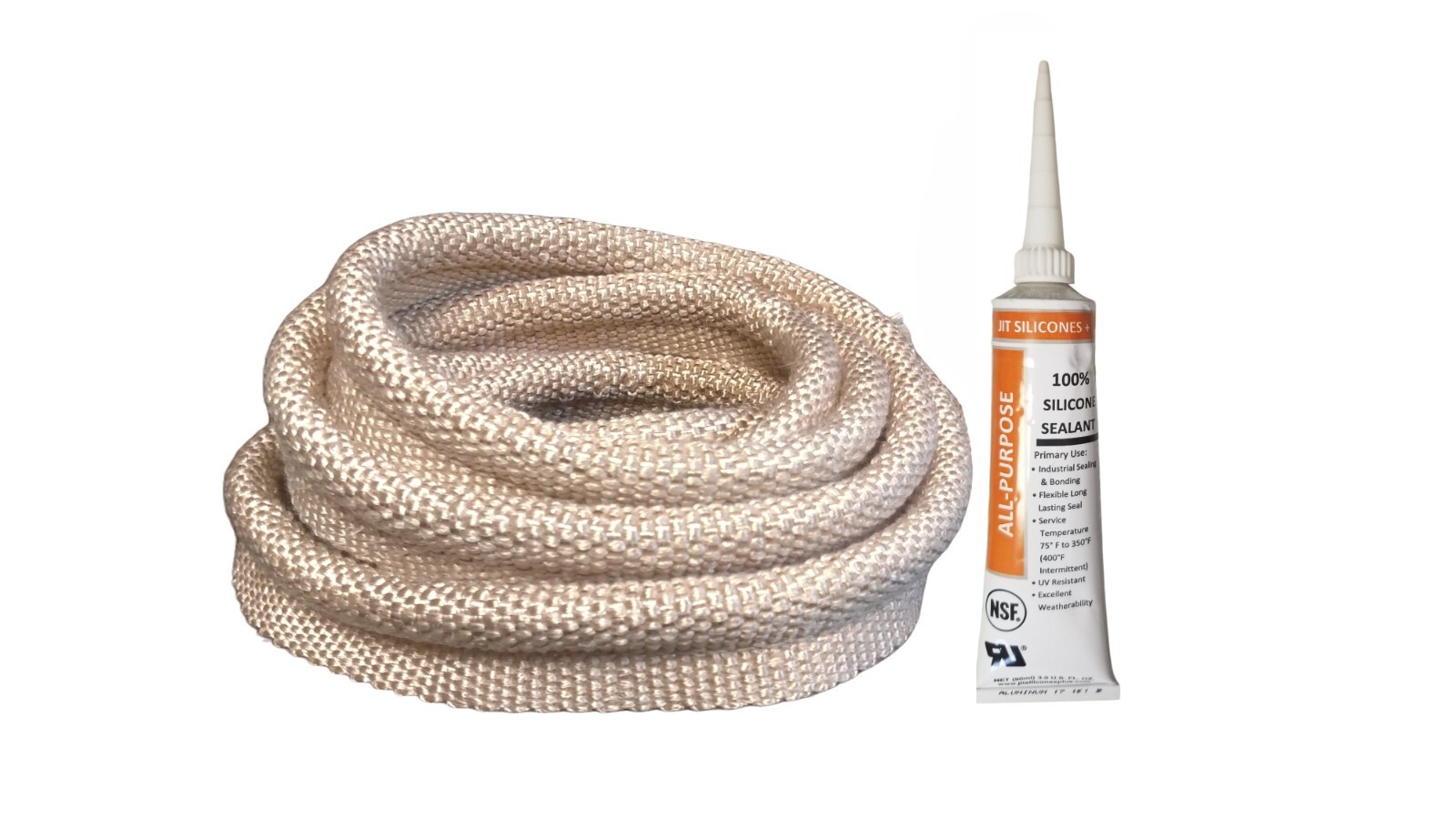 Garn Outdoor Wood Boiler, Door Seal Kit, With 1/2"X1" Tadpole 7' Long ...