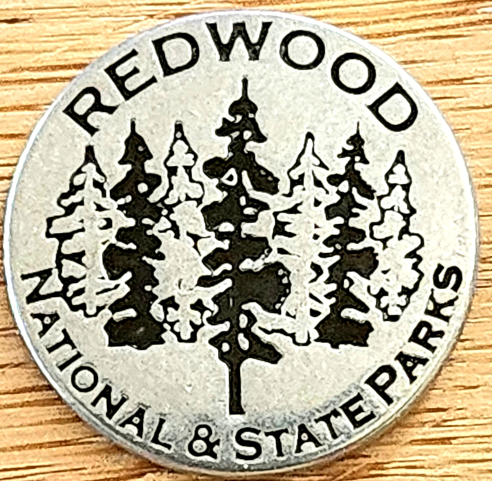 RARE - COAST REDWOODS - LAGOON - NATIONAL PARK TYPE TOKEN - CA - FREE ...