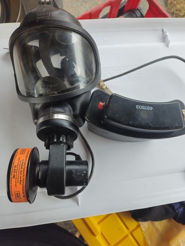 Vintage MSA SCBA MEDIUM Full Face Mask Respirator | eBay