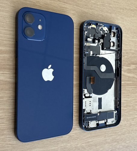 iPhone 12 Blue Back Housing Replacement Original OEM Apple Grade B | eBay