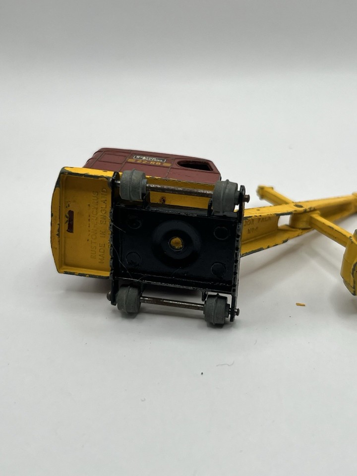 Vintage Lesney Major Pack No. 4 Ruston-Bucyrus 22-RB Excavator – Made ...