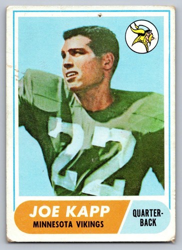 1968 Topps #159 Joe Kapp Minnesota Vikings Rookie | eBay