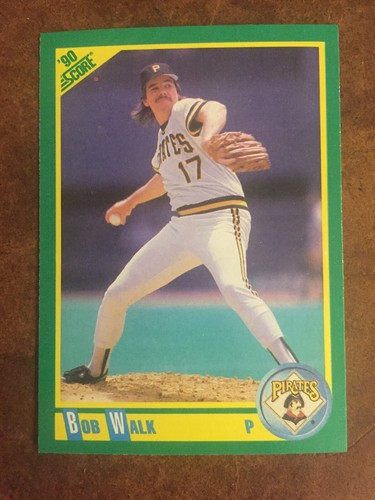 Bob Walk 21 Score 1990 MLB Baseball Trading Card | eBay