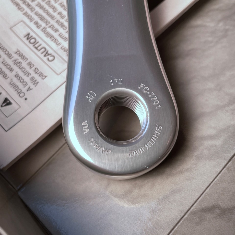 Shimano Crankset FC-7700 (7701) 39x52 170 Mm New In Box Nos Dura Ace | eBay