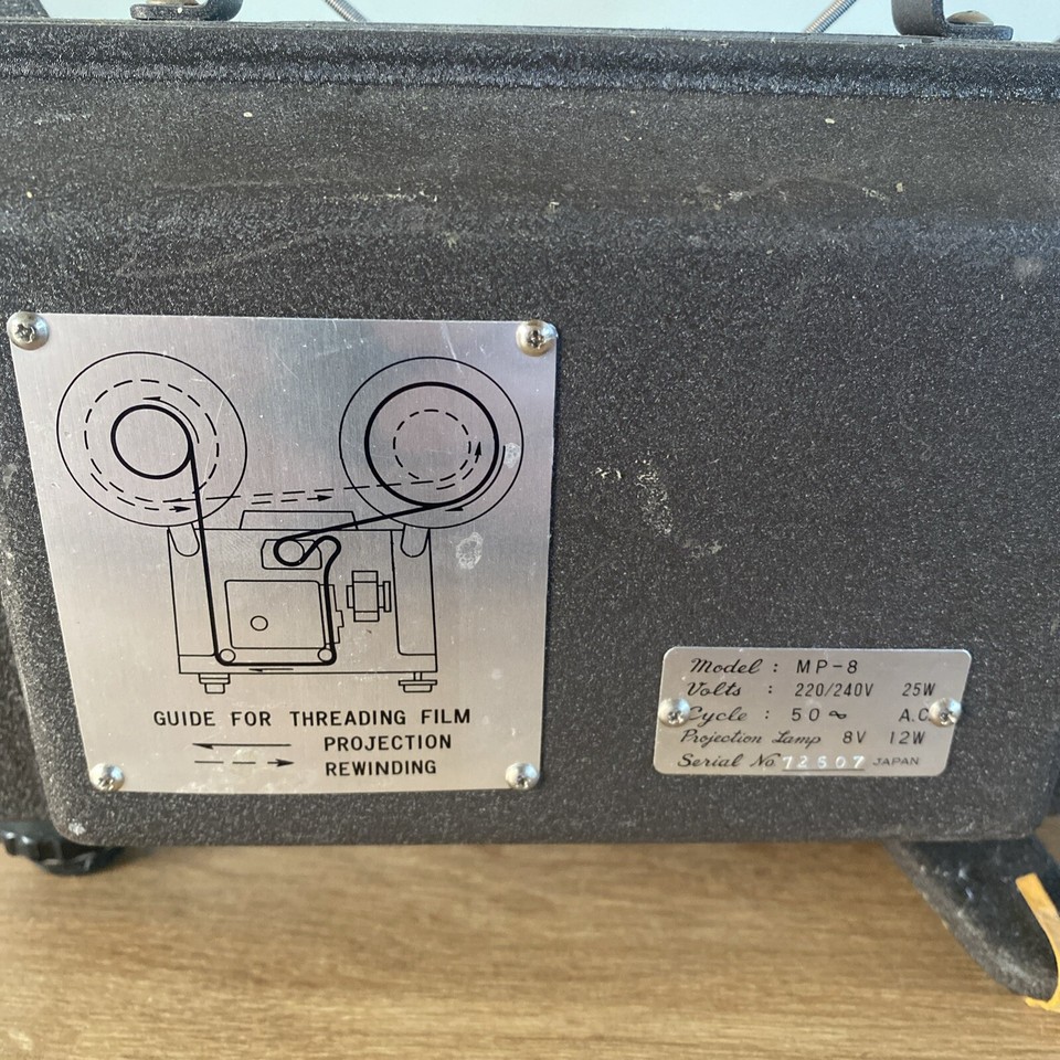 Vintage 8mm Movie Projector Mini Rexina MP-8 Home Movies Cine Film ...