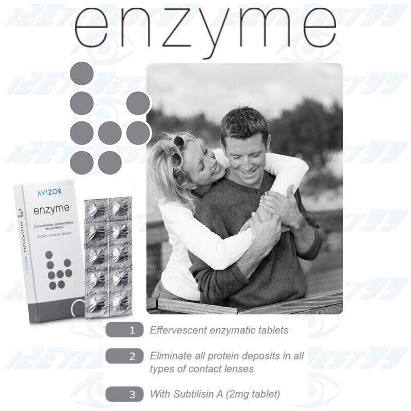 Avizor PRO-ENZYME Protein Remover Tablets 12's Contact Lenses Soft | eBay