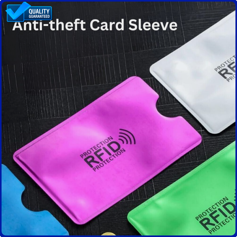 Anti Theft RFID Blocking Aluminum Credit Card Case NFC Anti Scanning ...
