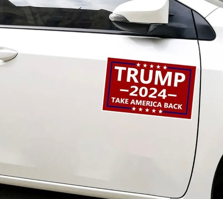 TRUMP 2024 Bumper Sticker / Take America Back *FREE SHIPPING* Red | eBay.de