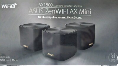 ASUS ZenWiFi AX Mini - Mesh WiFi 6 System (AX1800 / XD4) - 3 Pack | eBay