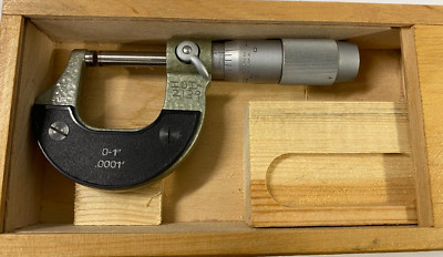 VIS Made in Poland Outside Micrometer, 0-1" Range .0001" Graduation | eBay