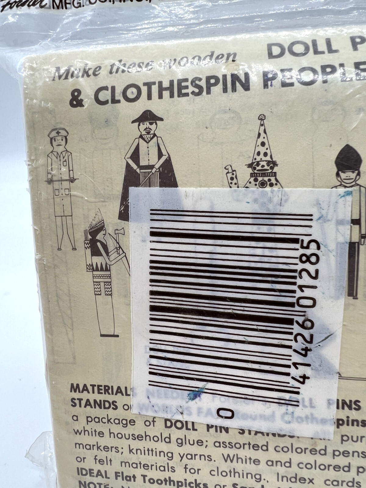 30 Stand up Doll Pins With Wooden Clothespin People Directions Forster ...