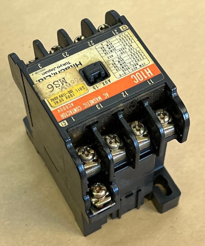 HITACHI AC MAGNETIC CONTACTOR H10C COIL 100/110V | eBay