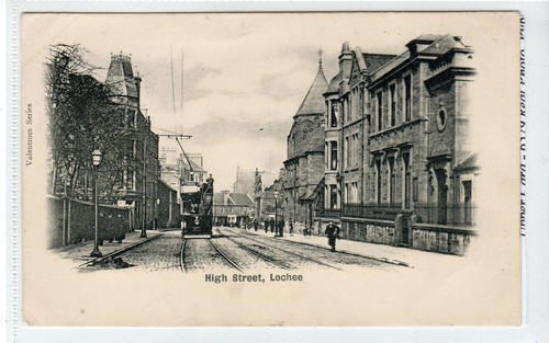 HIGH STREET, LOCHEE, DUNDEE Angus postcard with tram (C18104) | eBay