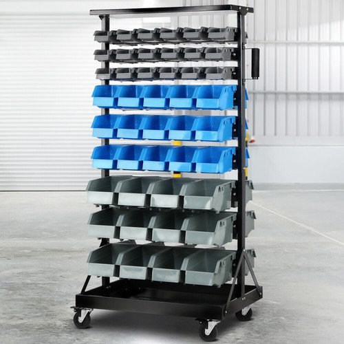 Tool Storage Rack Bin Box nut bolt screw bracket Organizer Stand 90-Bin ...